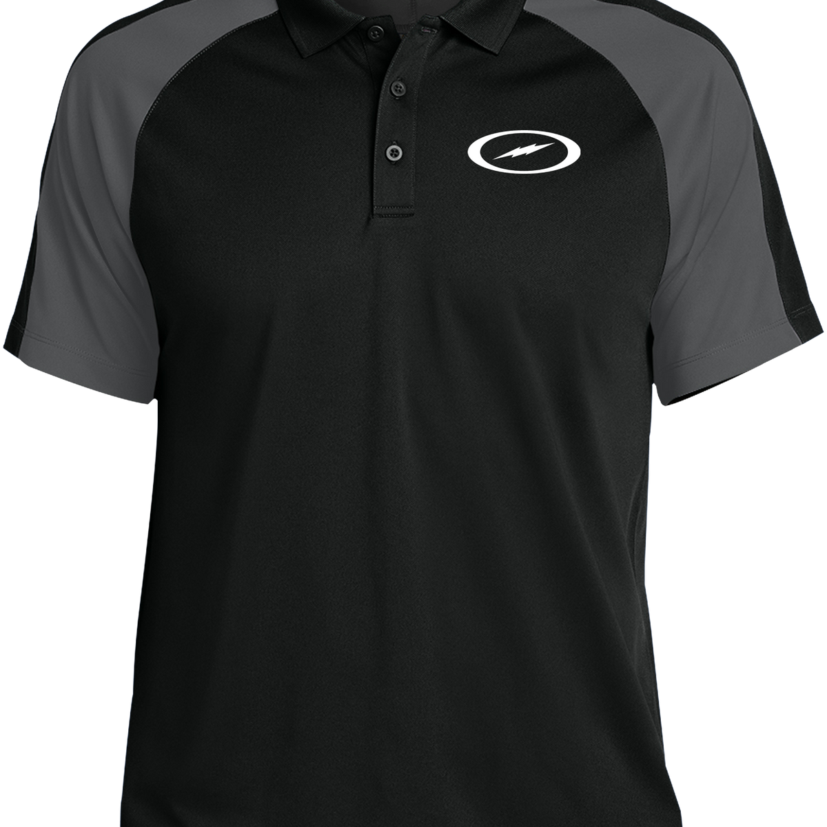 Storm Bolt Tournament Polo Black/Gray – Inside Bowling