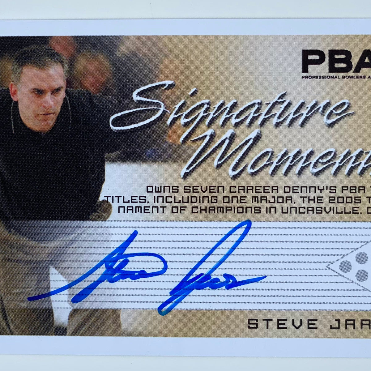 Steve Jaros 2008 Rittenhouse Signature Moments PBA Autograph Bowling C – Inside Bowling