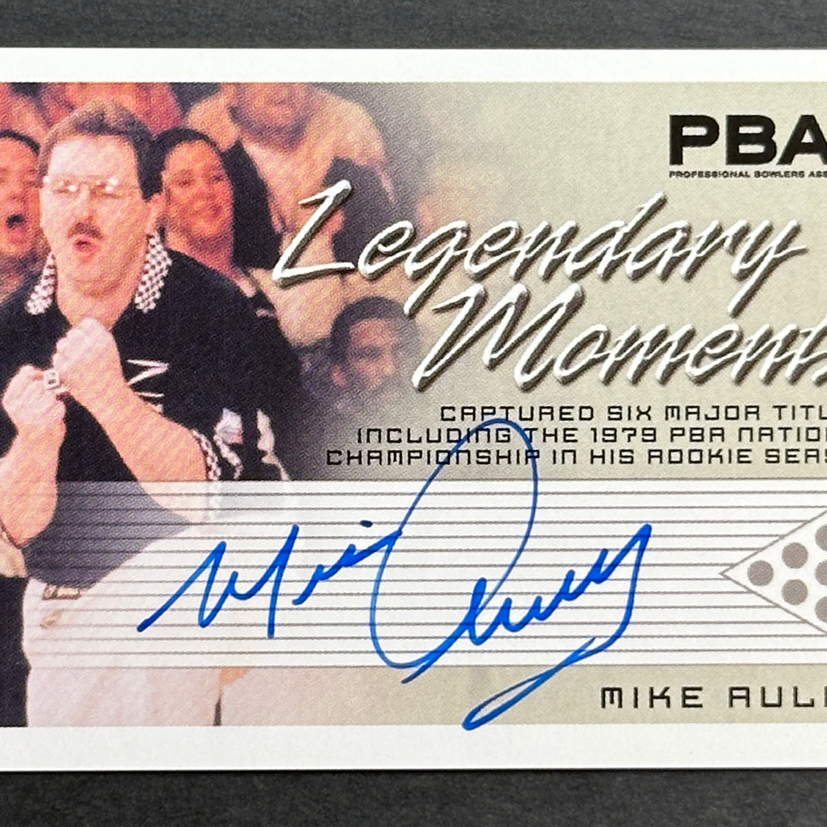 Mike Aulby 2008 Rittenhouse PBA Legendary Moments Autograph Bowling Ca ...