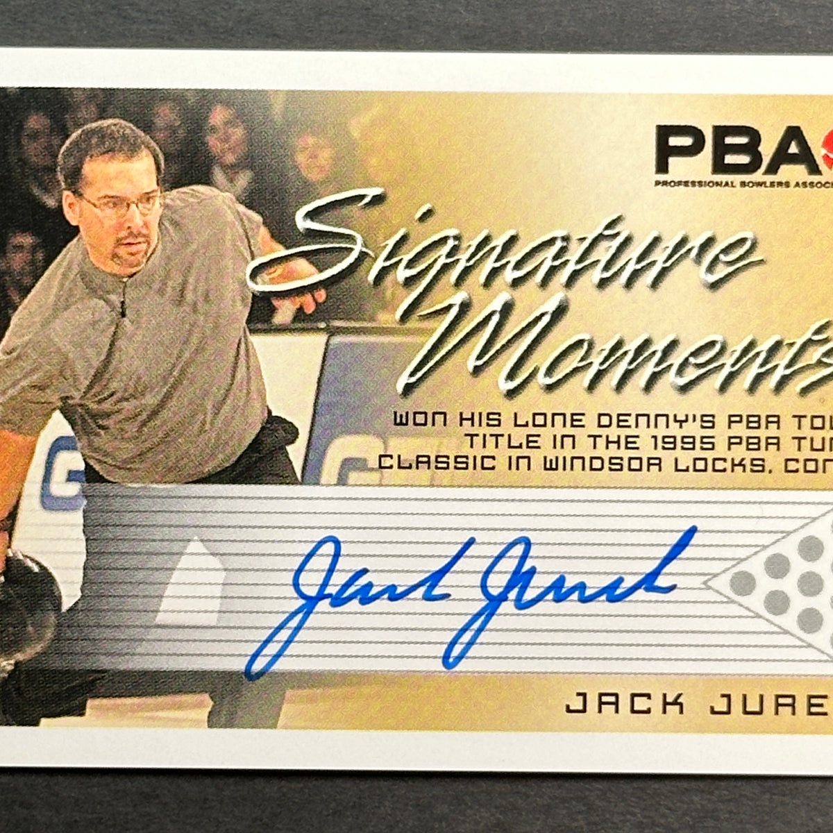 Jack Jurek 2007 Rittenhouse Signature Moments PBA Autograph Bowling Ca ...