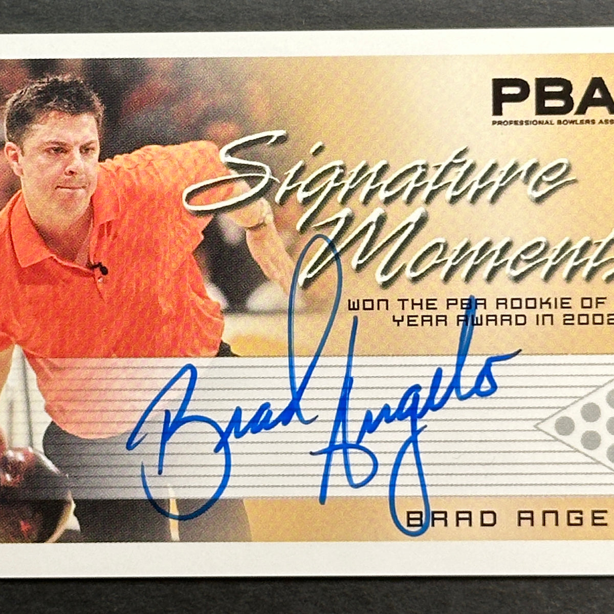 Brad Angelo 2007 Rittenhouse Signature Moments PBA Autograph Bowling C ...