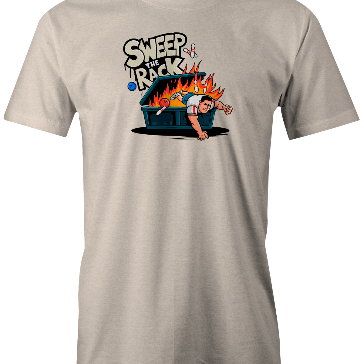 Sweep The Rack Dumpster Diving Tee – Inside Bowling