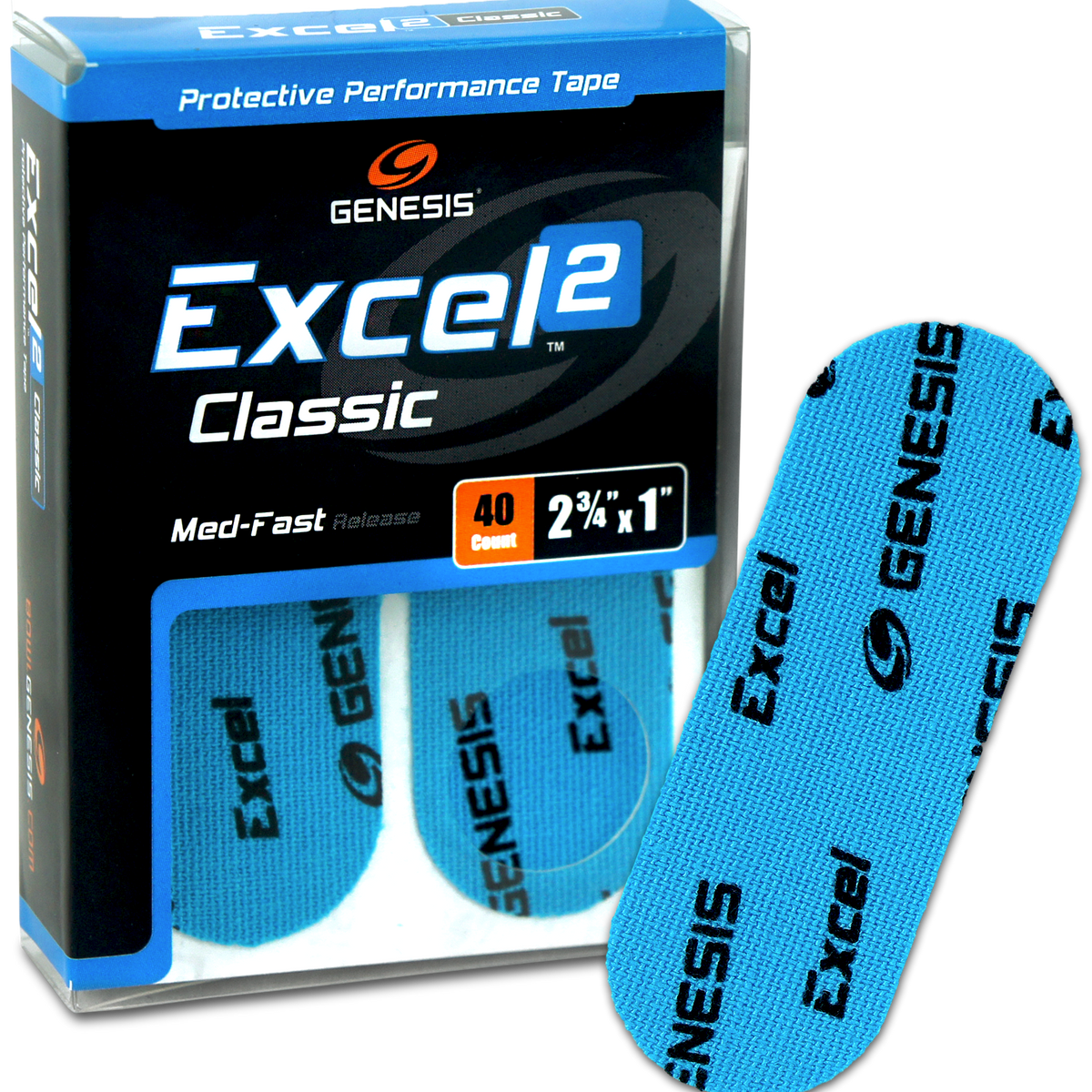 Genesis Excel 2 Classic Tape Blue (40ct) – Inside Bowling