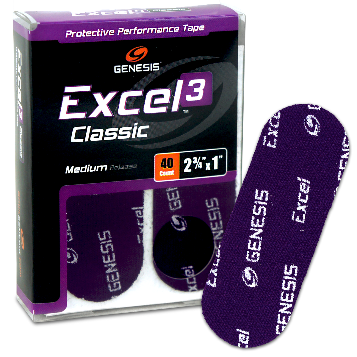 Genesis Excel 3 Classic Tape Purple (40ct) – Inside Bowling