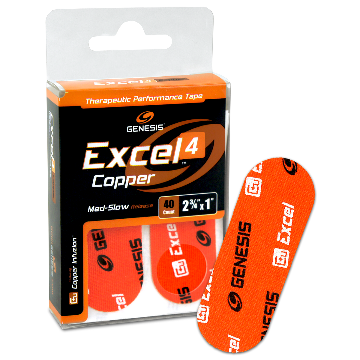 Genesis Excel Copper 4 Performance Tape Orange (40ct) – Inside Bowling
