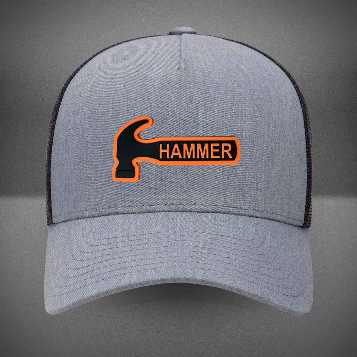 Hammer Retro Trucker Hat Gray/Black – Inside Bowling