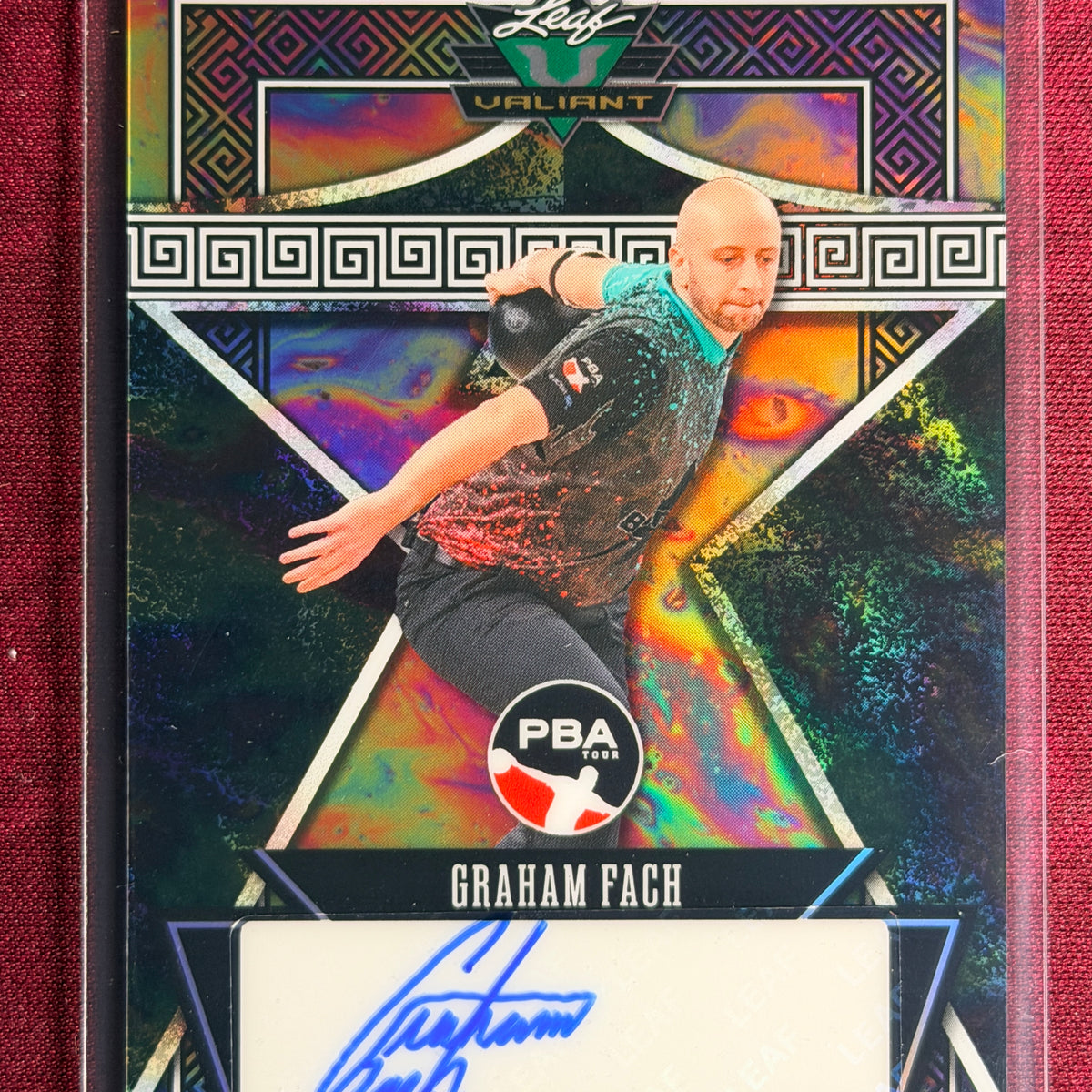 2025 Leaf Eclectic PBA Graham Fach Valiant Auto /2 – Inside Bowling