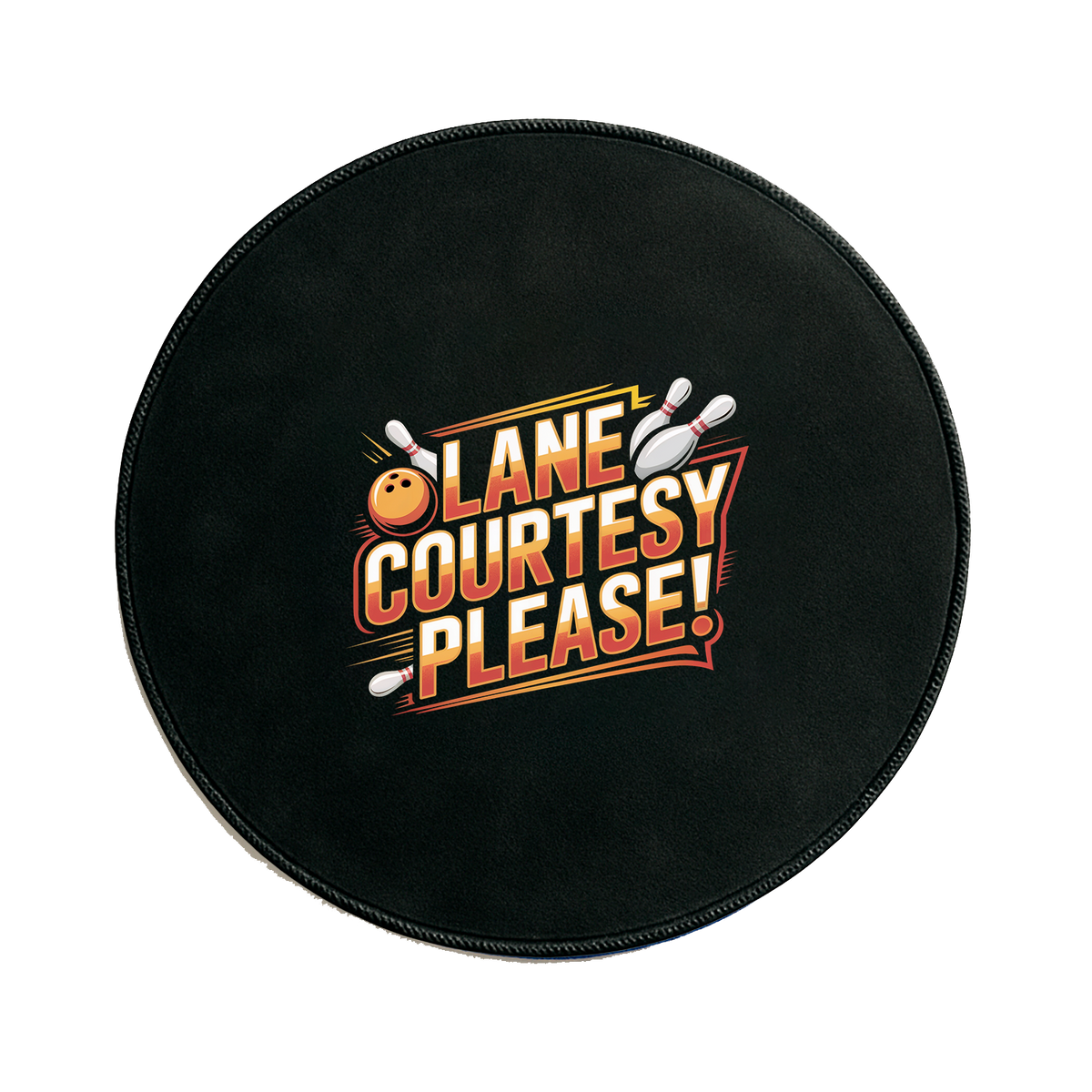 Lane Courtesy Please! Premium Disk Shammy – Inside Bowling