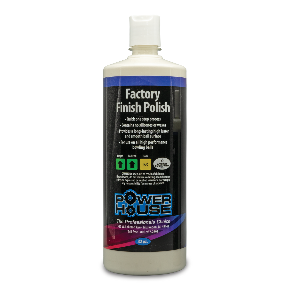 Powerhouse Factory Finish Polish 32oz – Inside Bowling