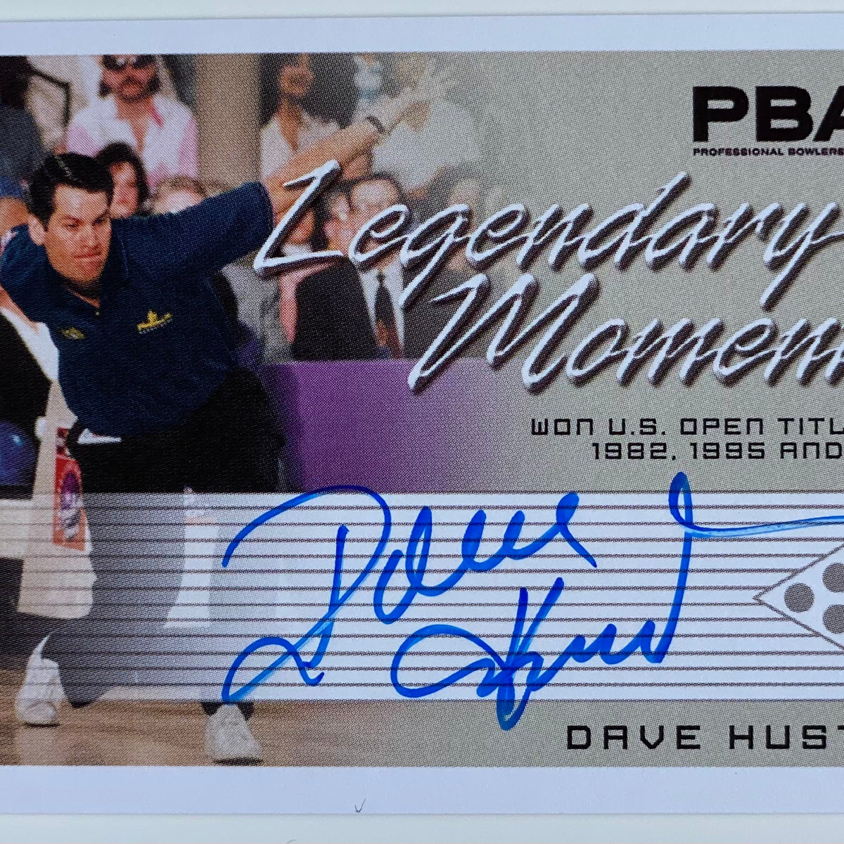 Dave Husted 2008 Rittenhouse PBA Legendary Moments Autograph Bowling C ...