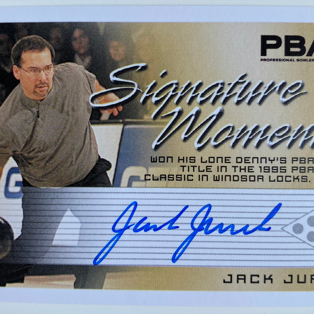 Jack Jurek 2008 Rittenhouse PBA Signature Moments Autograph Bowling Ca ...