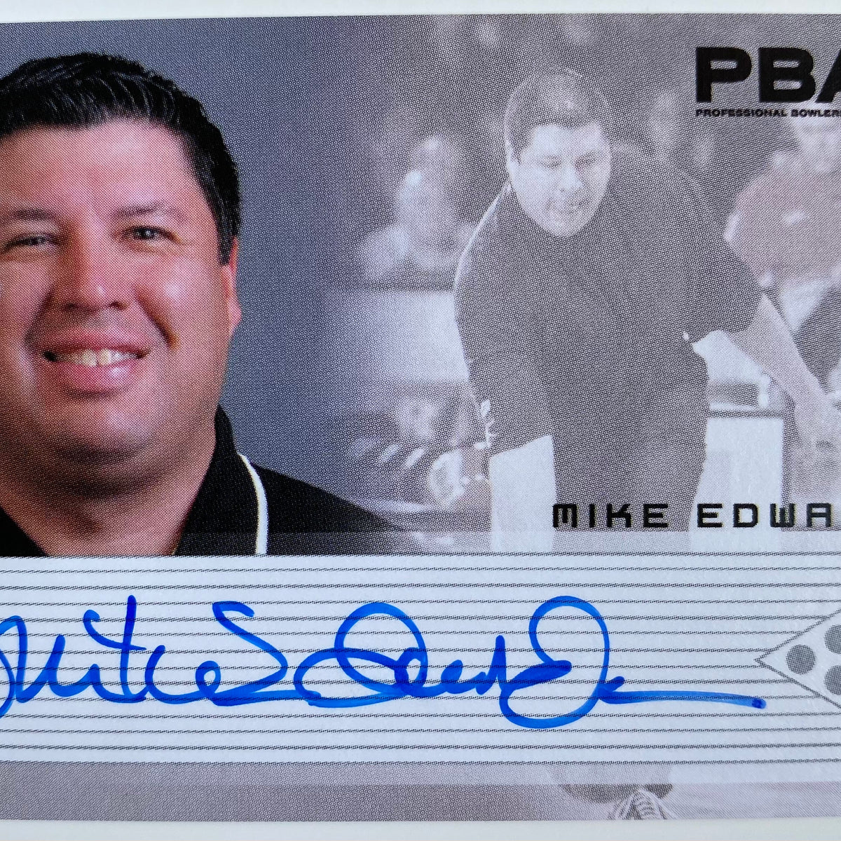 Mike Edwards 2008 Rittenhouse PBA Autograph Bowling Card – Inside Bowling